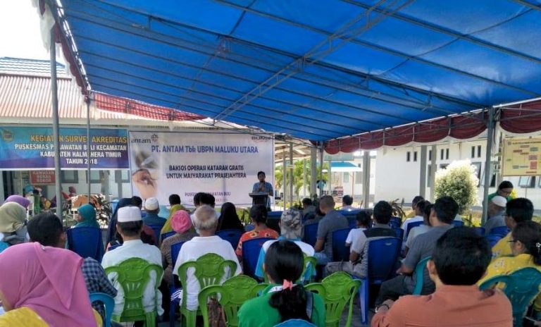 Antam UBPN Malut Gelar Operasi Katarak di Halmahera Timur - kieraha